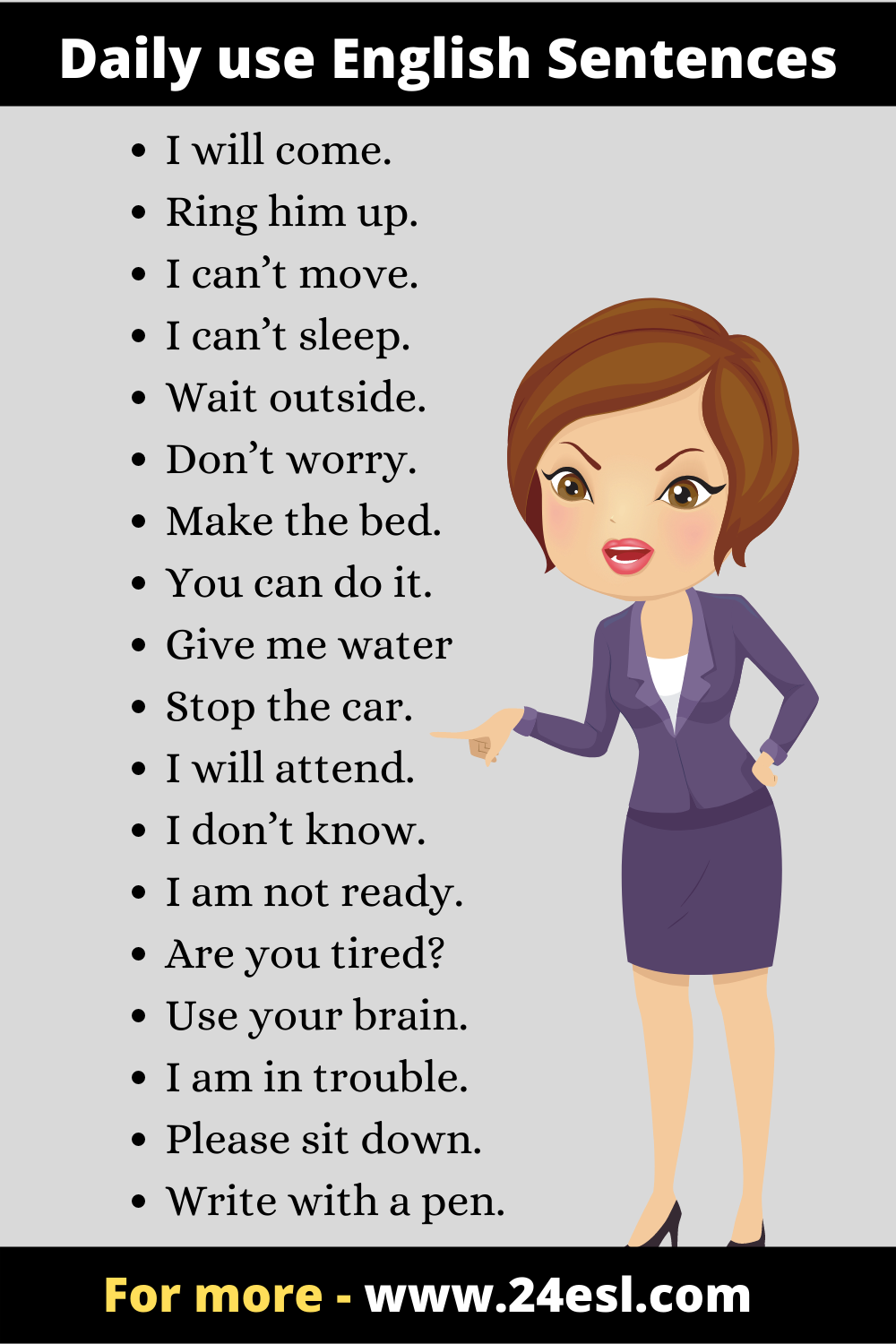 Spoken English Sentences Everyday 24esl Spoken English Sentences Everyday 24esl