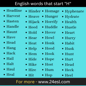 List of "St" words in English - 24esl.com